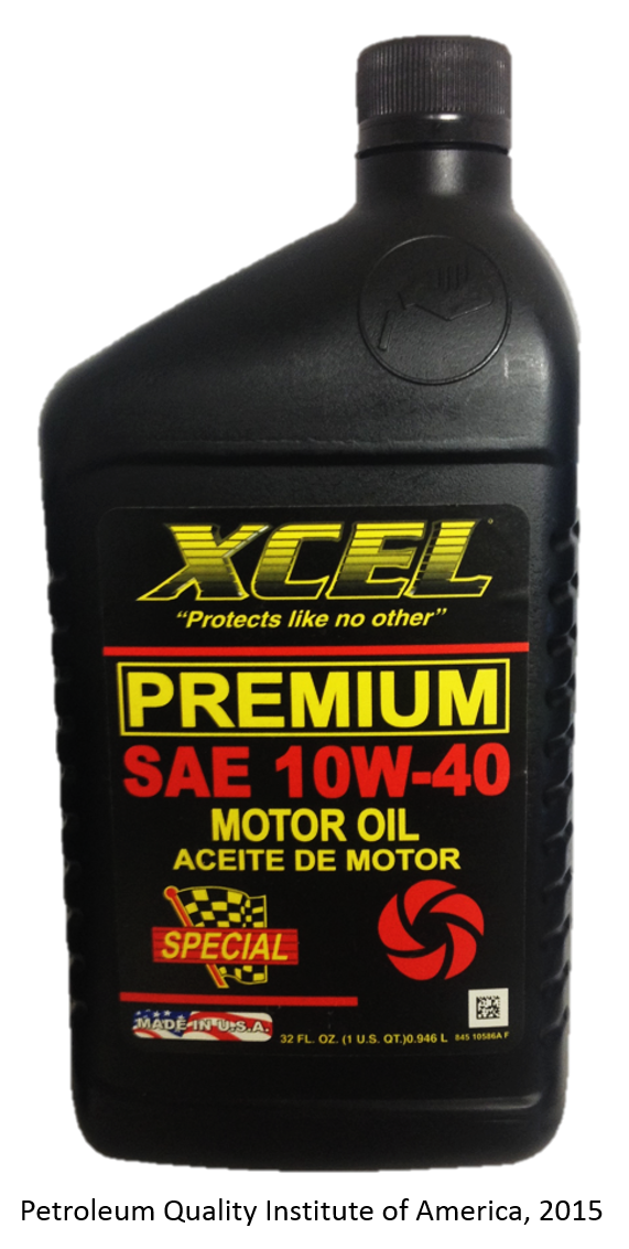 XcelSAE10W40FrontFinished | The Petroleum Quality Institute of America